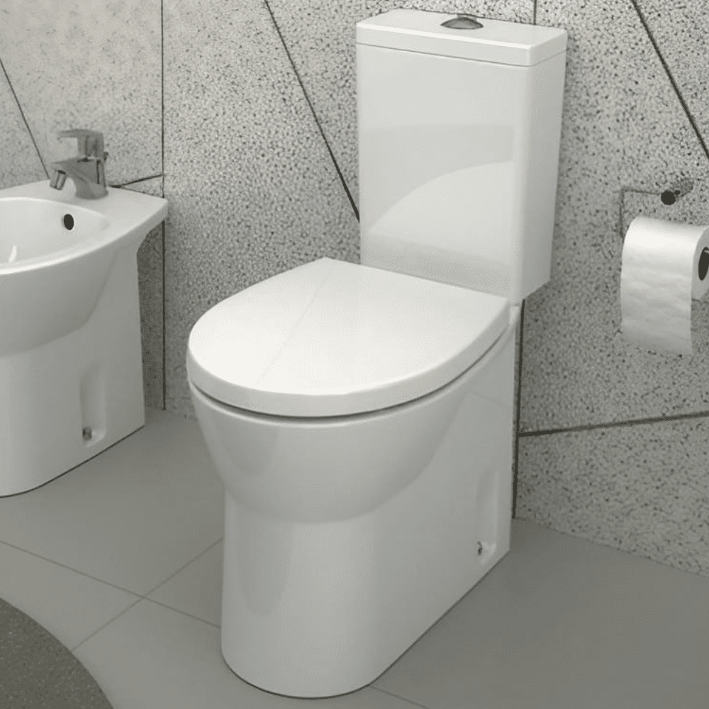 Pack WC S/H Rimflush sans bride blanc EASY SANINDUSA | Leroy Merlin