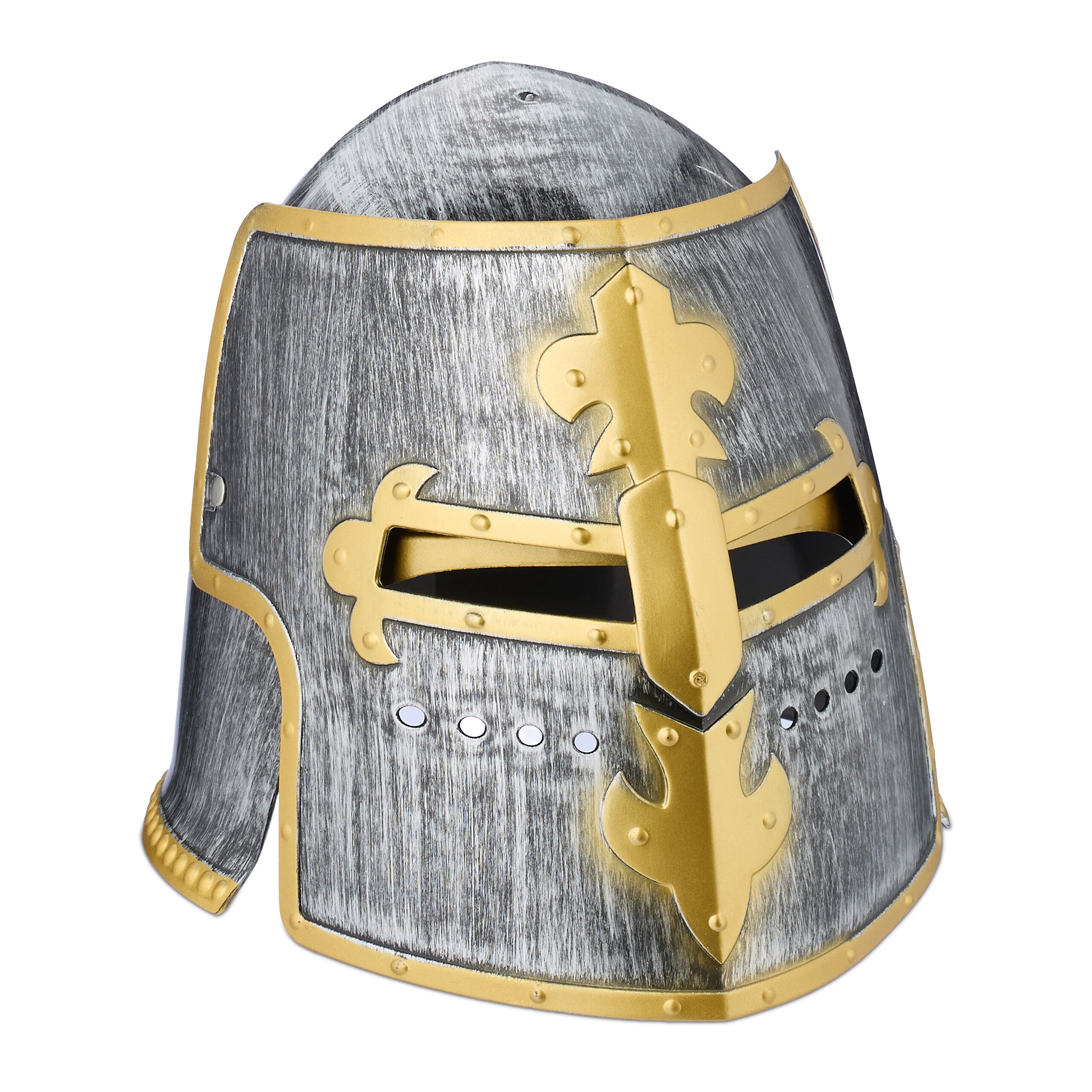 2 casques de chevalier avec visière, pour carnaval et fêtes médiévales ...