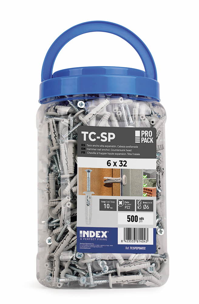 Cheville à frapper expansion haute performance avec tête fraisée 5 x 27 ...