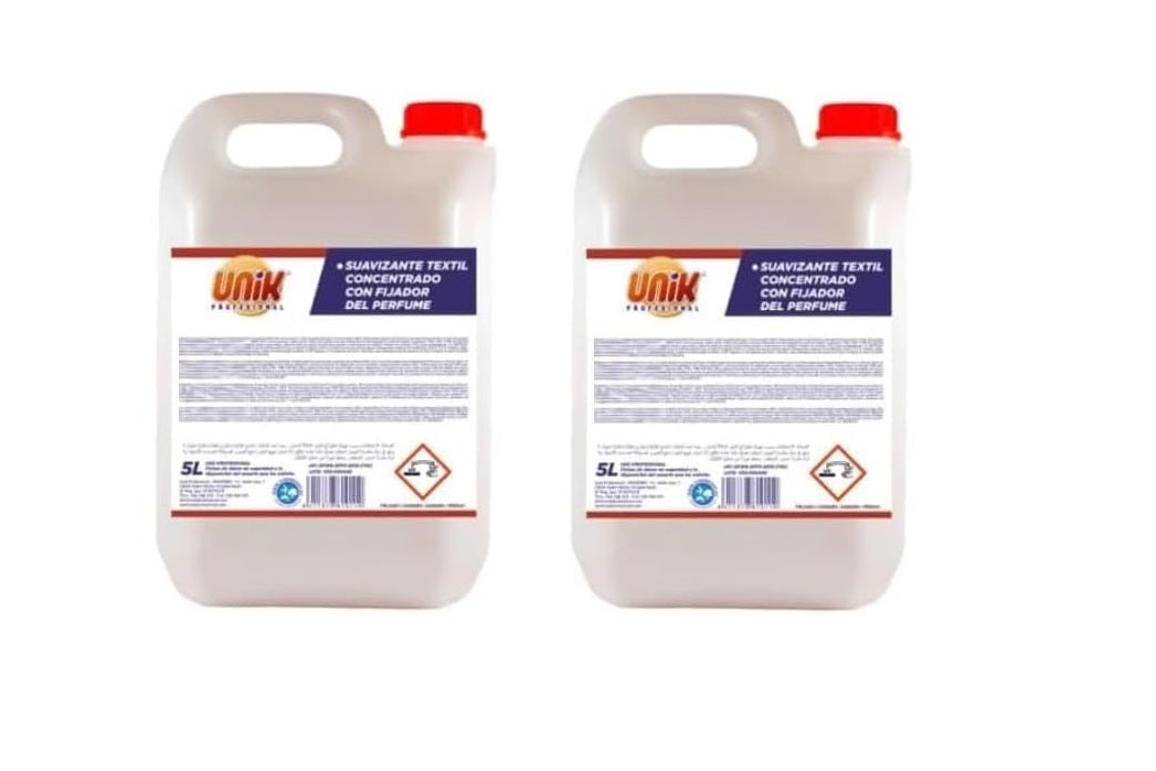 Caja 2 botellas Suavizante textil concentrado con fijador de perfume 5 ...