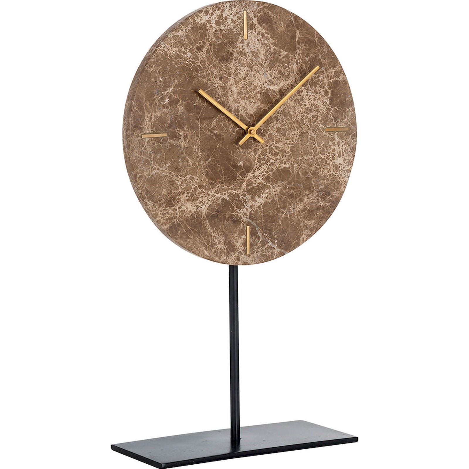 Horloge Brett sur pied brune 25,5 x 10 x 44 cm Marron cuivré sur ...