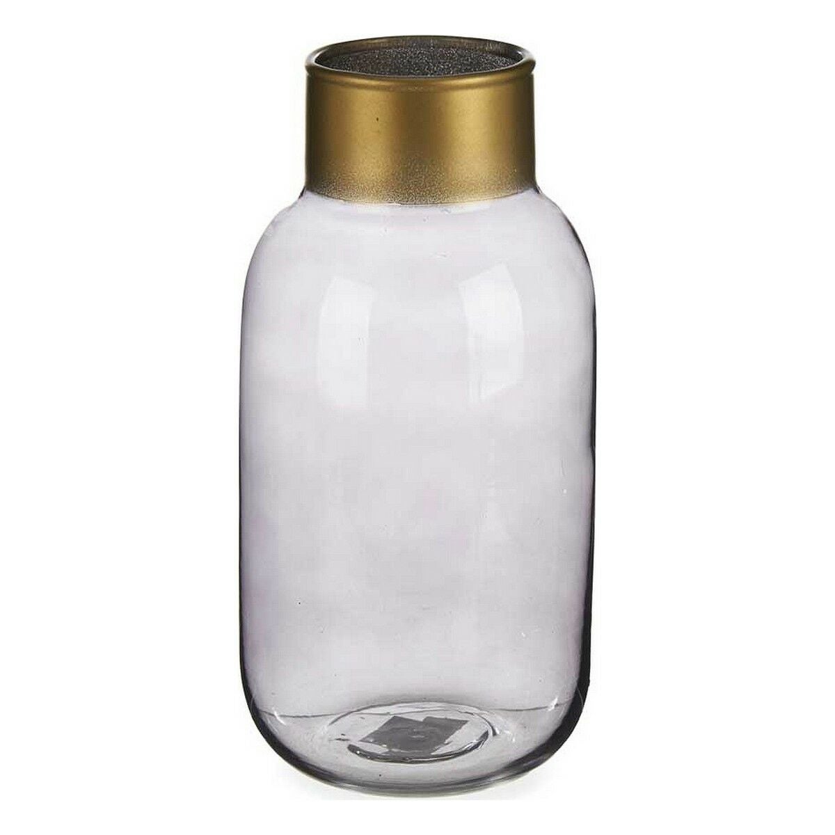 Vaso Liscio Grigio Dorato Vetro (11,5 x 24 x 11,5 cm) | Leroy Merlin