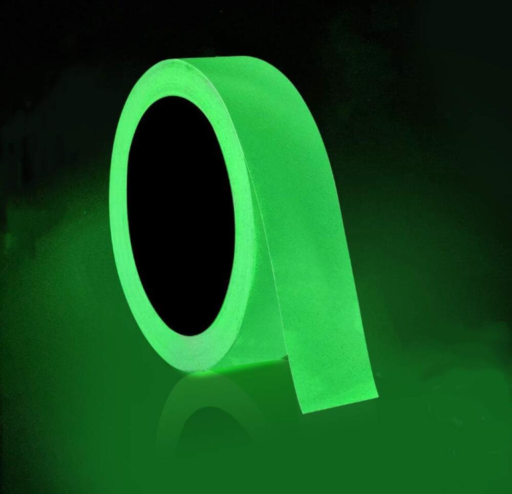 Ruban fluorescent 2,5 cm x 10 m, ruban phosphorescent, ruban pour ...