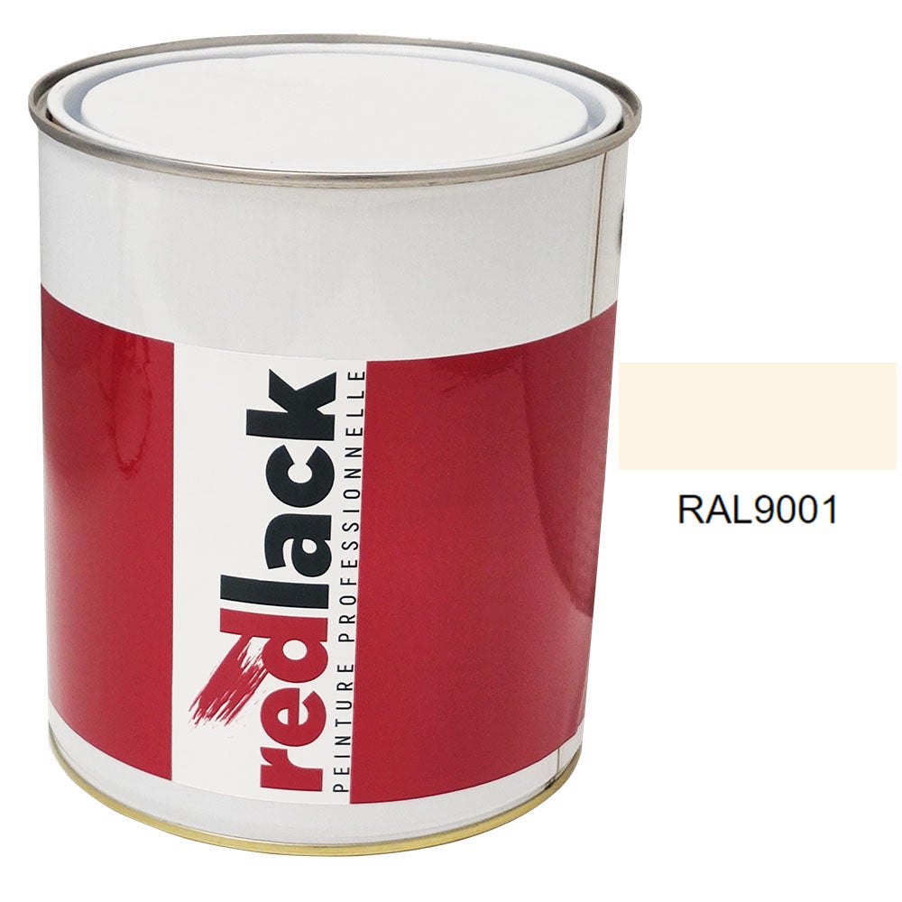 Pintura Blanco crema RAL 9001 Brillo multisoporte 3L Rojo Lack | Leroy ...