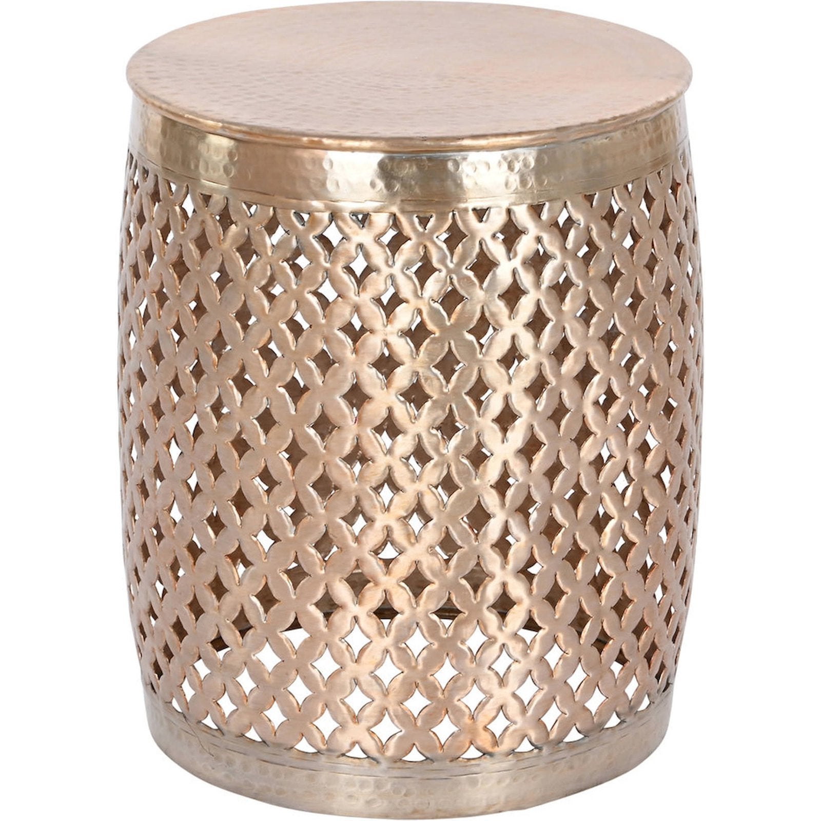 Table d'appoint dorée élégance moderne et chic 40 x 40 x 48 cm Doré ...