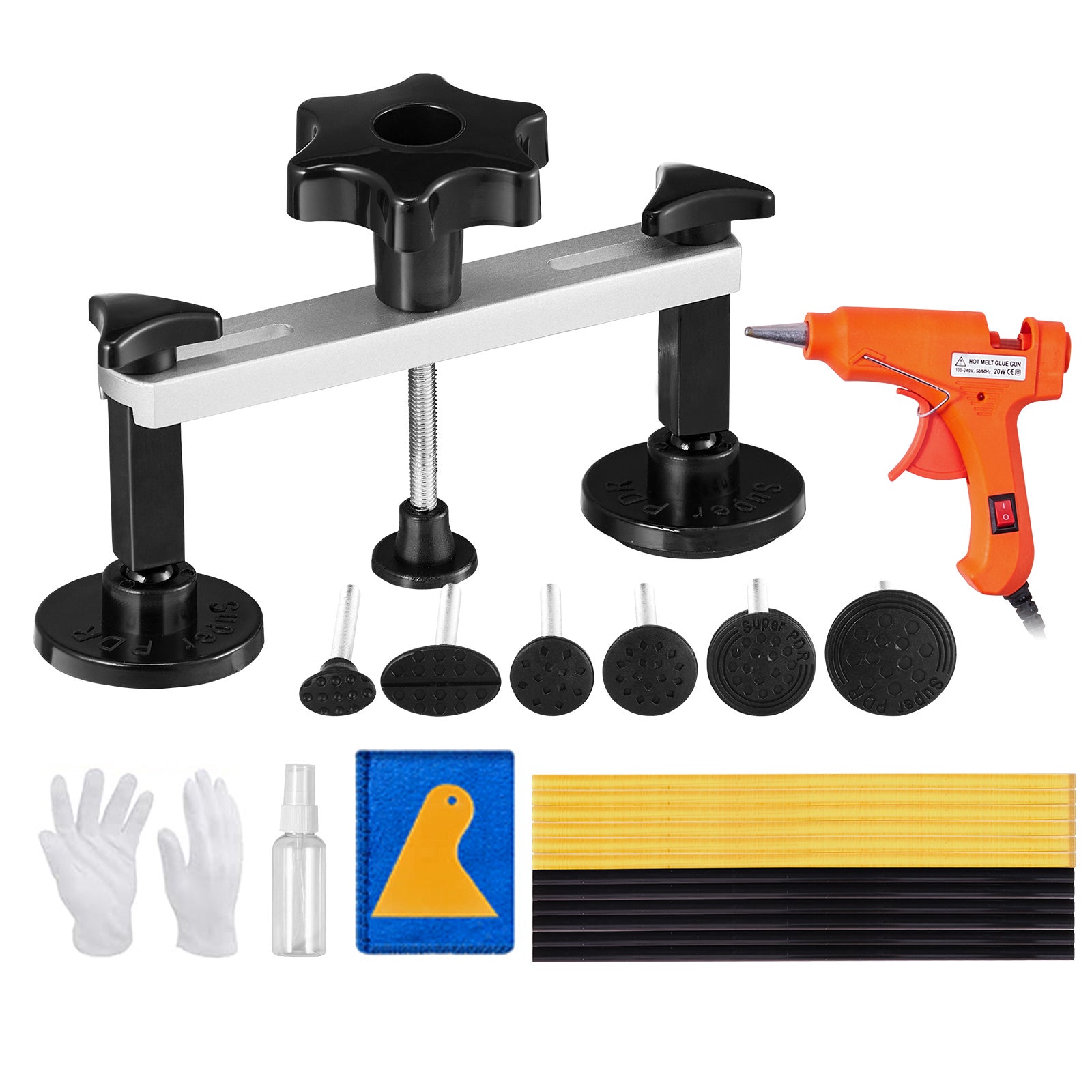 Outils de Debosselage sans Peinture VEVOR 25PCs Kit Debosselage ...