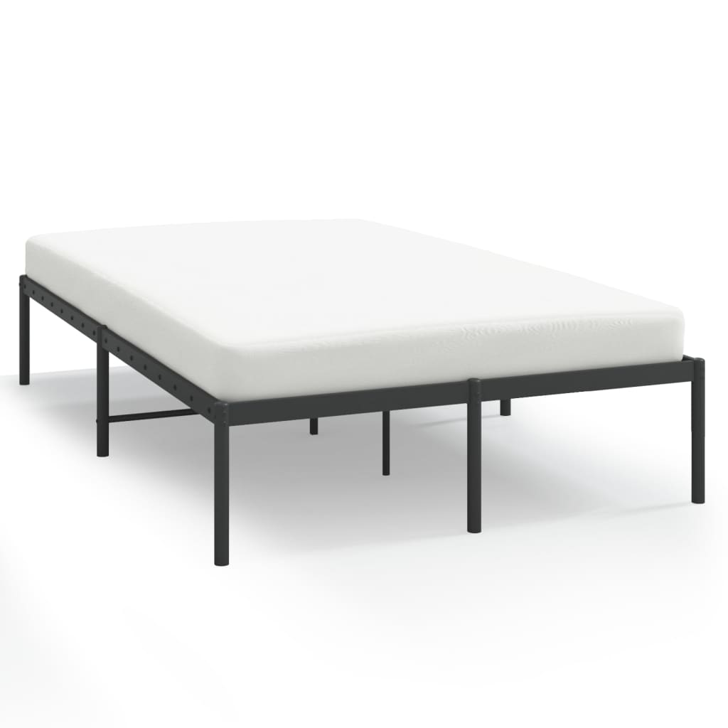 Lit double | Lit adulte | Cadre de lit métal noir 120x190 cm866751 ...