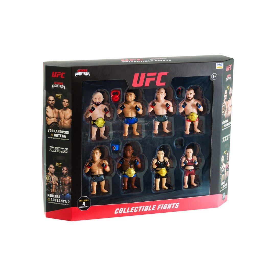 Coffret Deluxe de 8 figurines UFC Octagon Fighters Saison 1 | Leroy Merlin