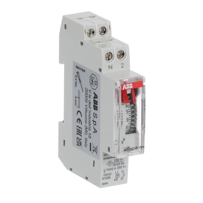 Horloge jour AD1NO-R-15m-ABB | Leroy Merlin