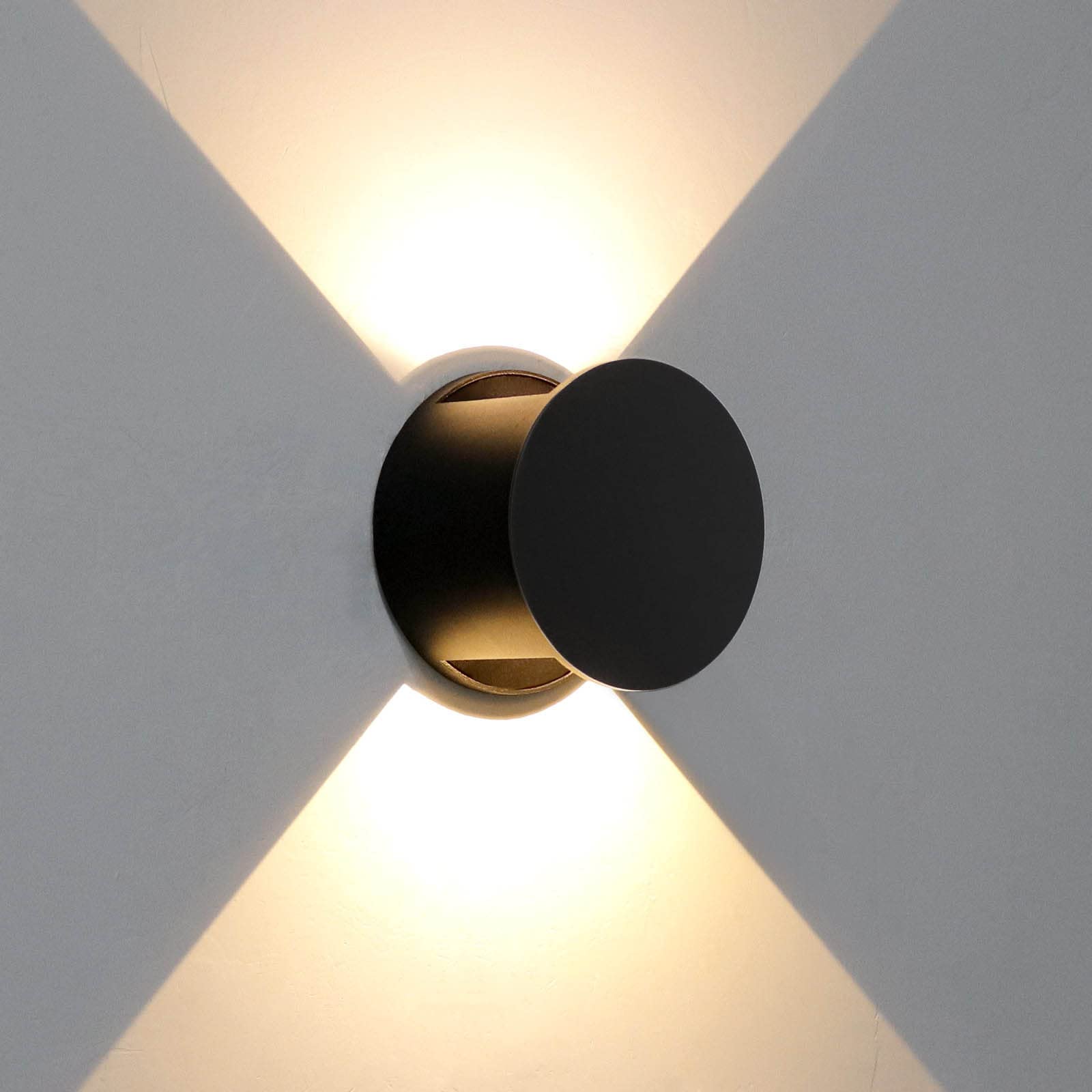 Lámpara de pared LED de aluminio, aplique mural moderno de interior ...