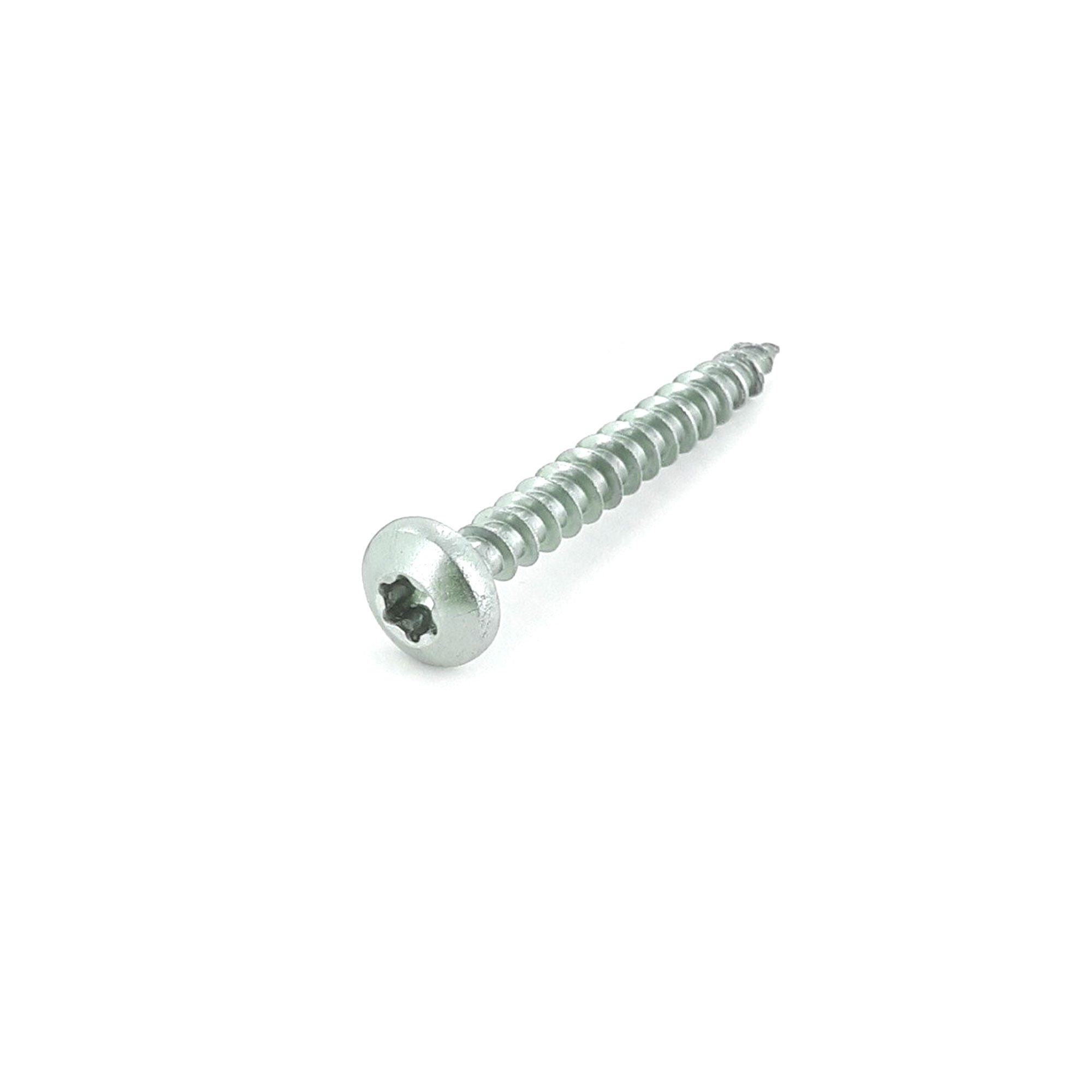150 vis agglo tête cylindrique Torx zingués blanc - Diamètre 6 mm ...