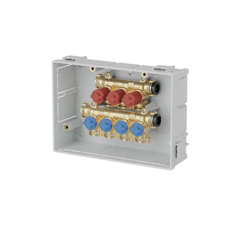 CALEFFI 359 Cassetta Con Collettore Con Intercettazioni Singole 4 ...