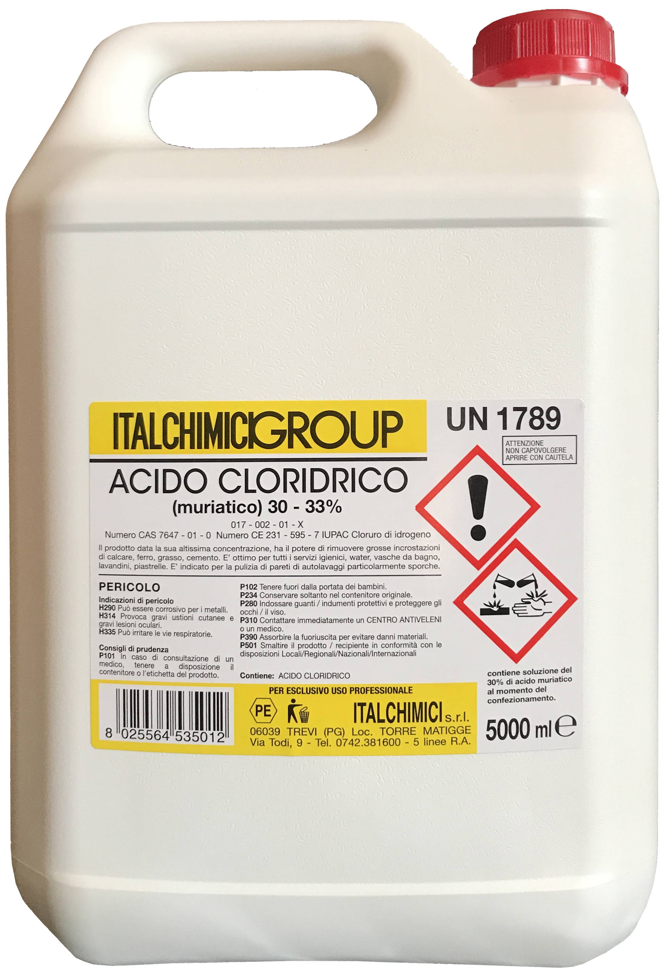 ACIDE MURIATIQUE PUR À 33, 5 L | Leroy Merlin