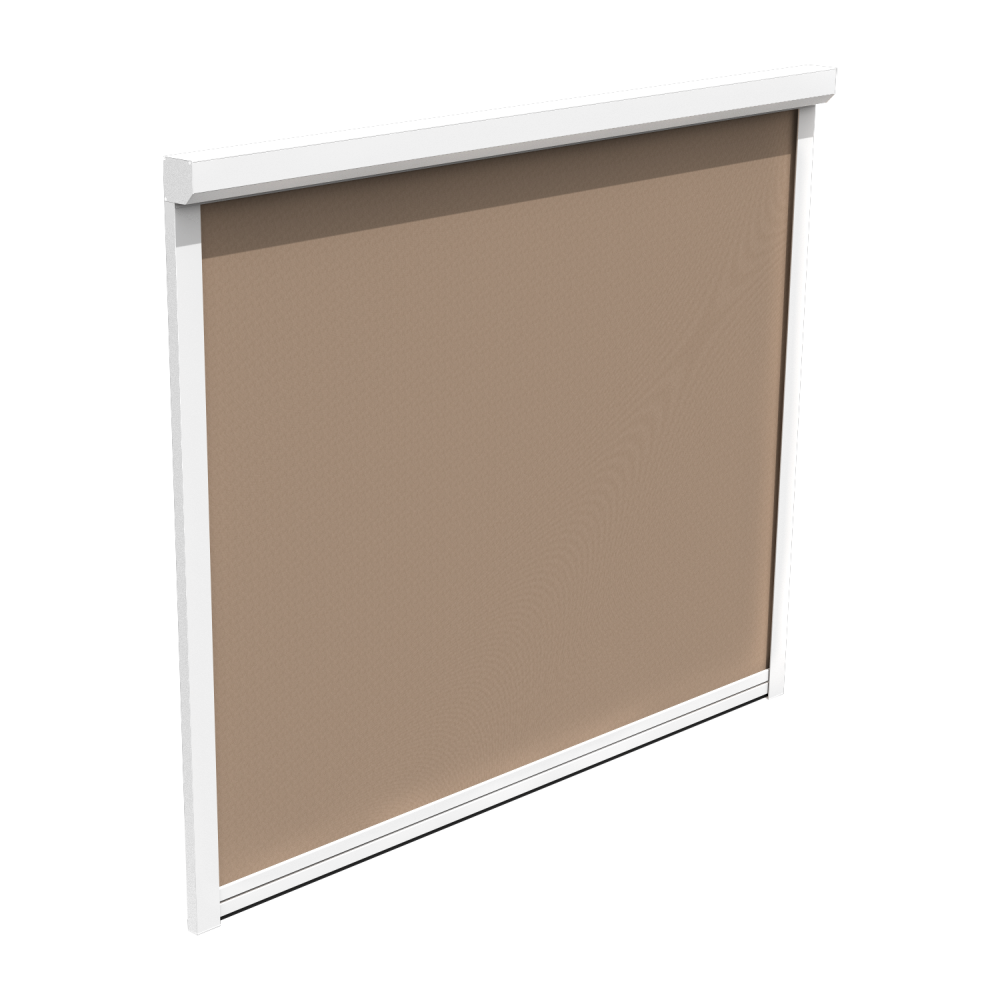 TOLDO VERN - Toldo vertical (Topo - Blanco - 2,50m x 2,50m) | Leroy Merlin