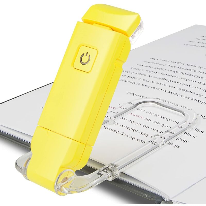 Lampe de lecture LED rechargeable par USB avec clip pour une lecture ...