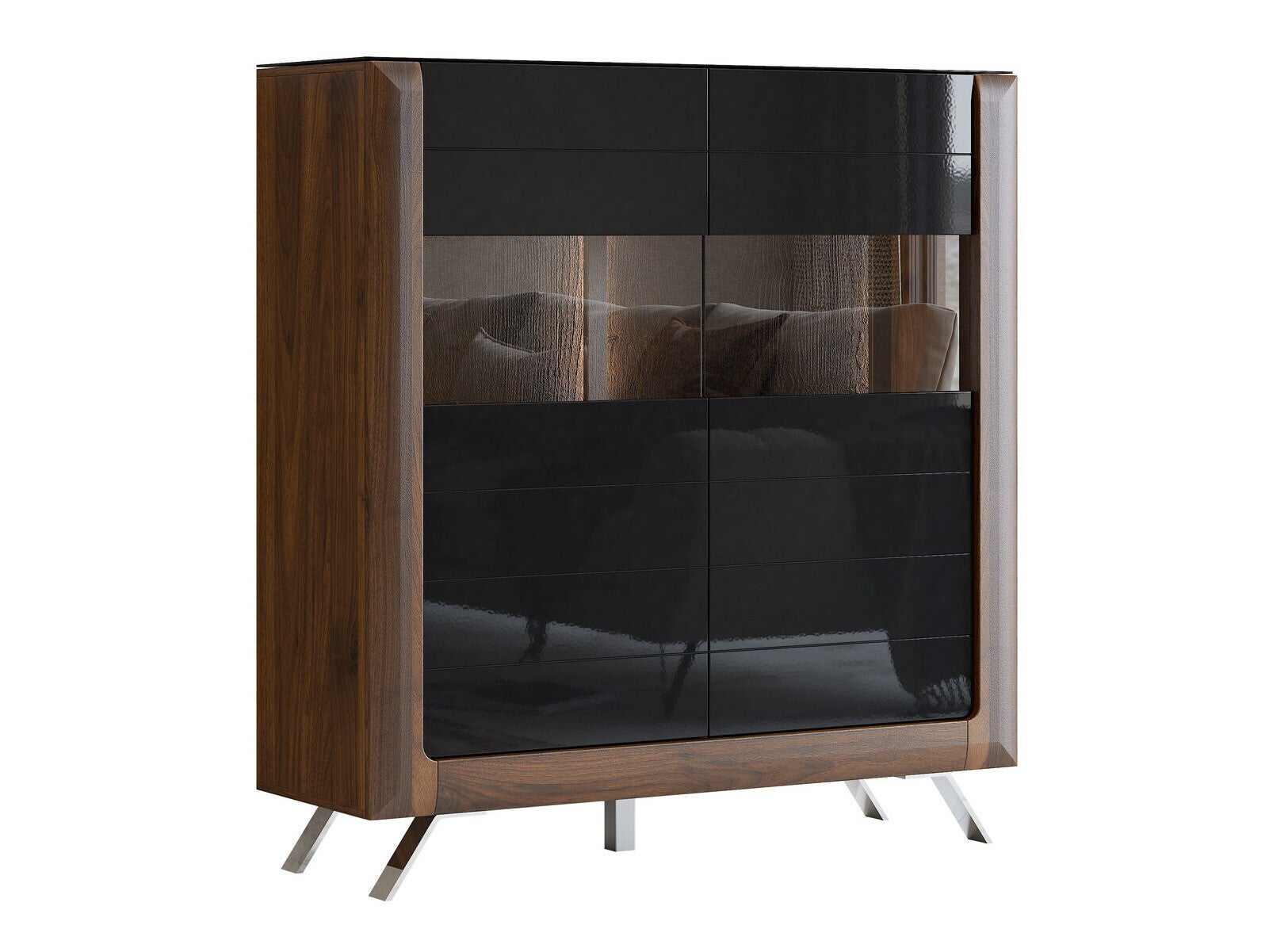 Estantería Sovera 106, Con puertas, Cerrable, Aglomerado laminado ...