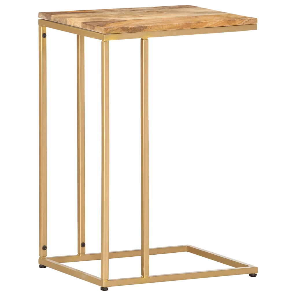 Table d'appoint 35x45x65 cm bois de manguier massif | Leroy Merlin