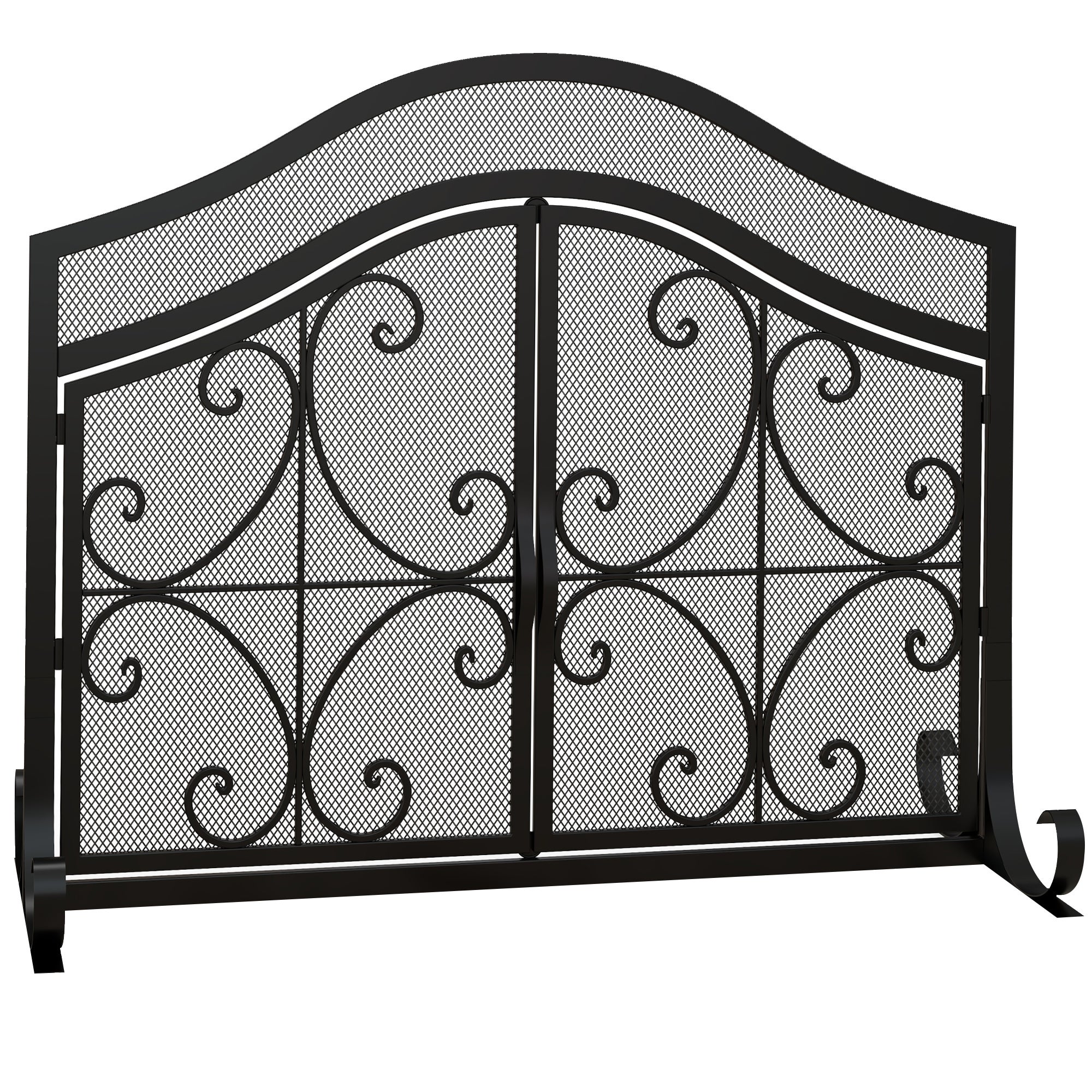 Grille de Cheminée Magnétique,Barrière de Sécurité pour Foyer,Grille ...