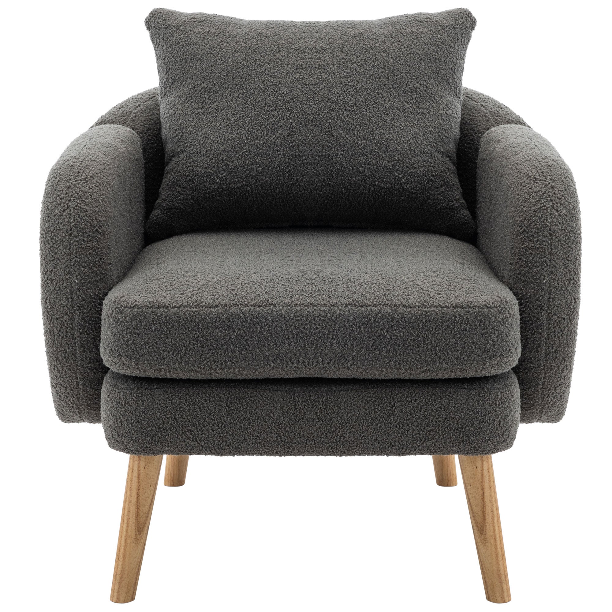 Fauteuil moderne, chaise simple en velours Teddy, chaise de loisirs ...