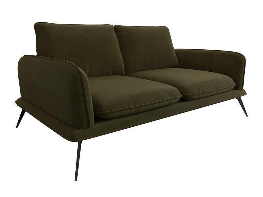 Canapé Evarveni 102, Vert, 182x110x83cm, Tissu, Pieds: Métal, Plastique ...