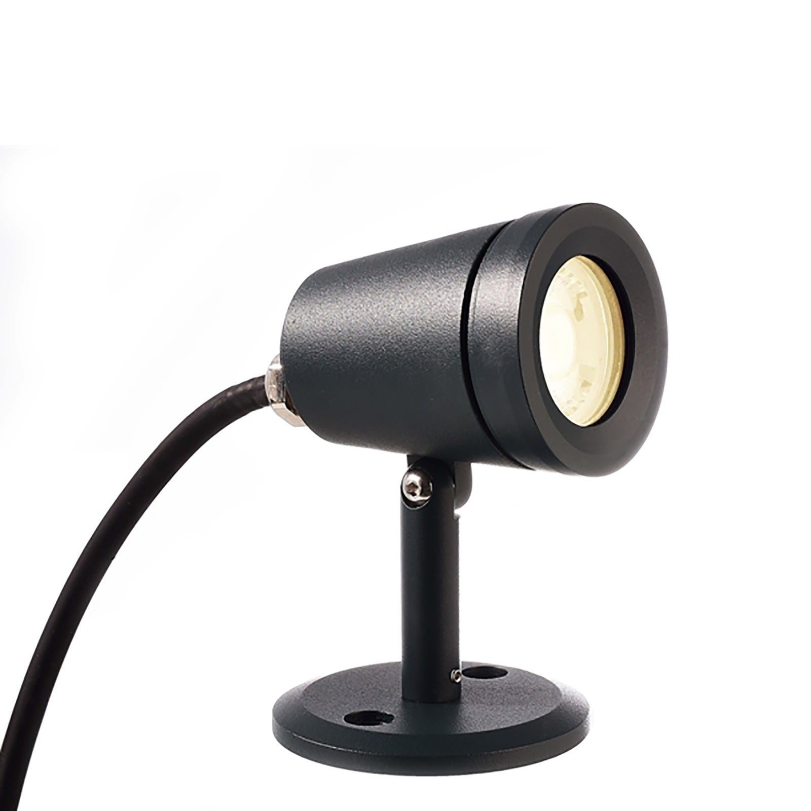 Projecteur LED 4W IP65 professionnel à intensité variable et réglable ...