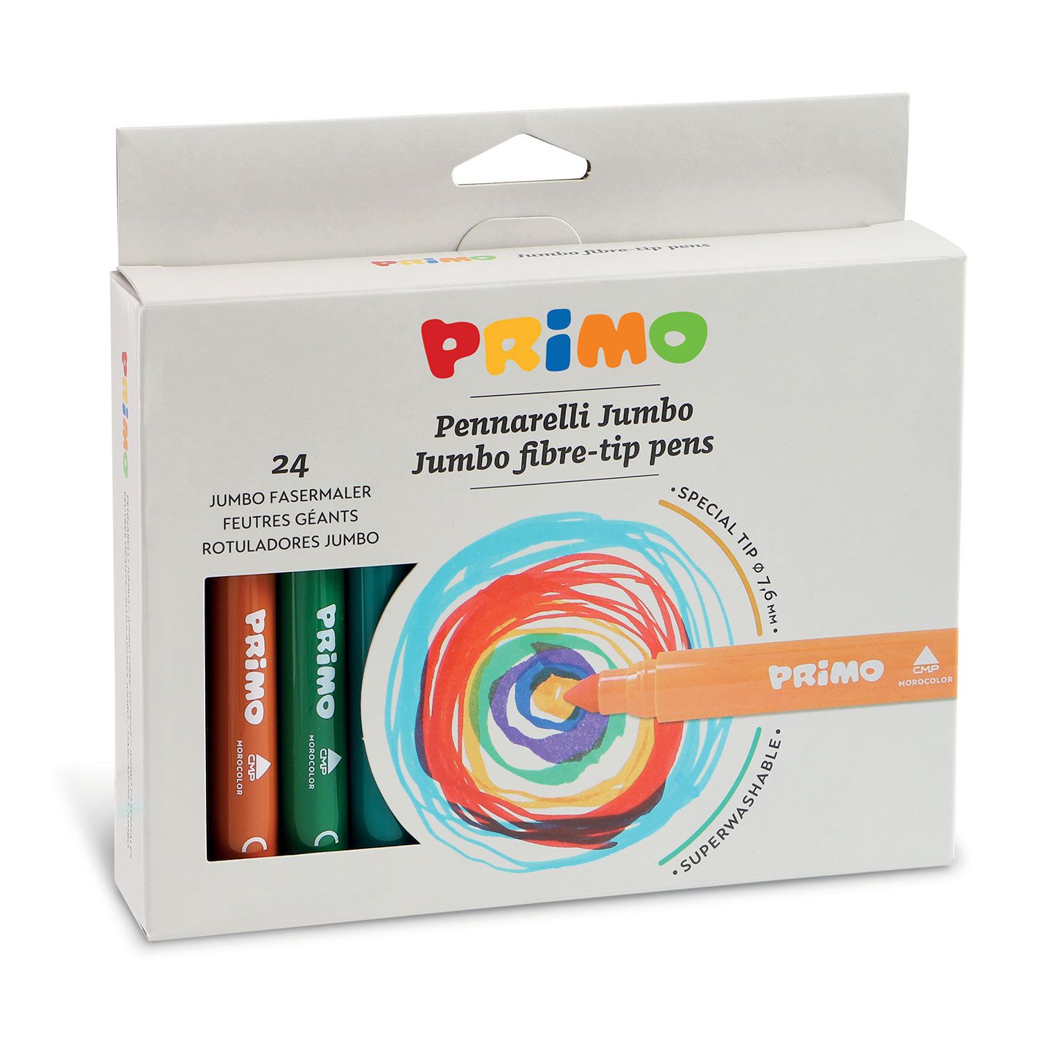 24 gros feutres 'jumbo' - Primo | Leroy Merlin