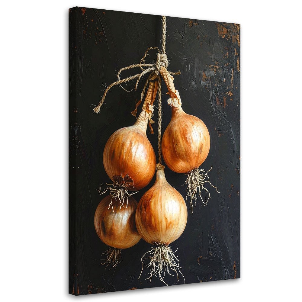 Impression sur Toile, Oignons légumes nature 60x90 | Leroy Merlin