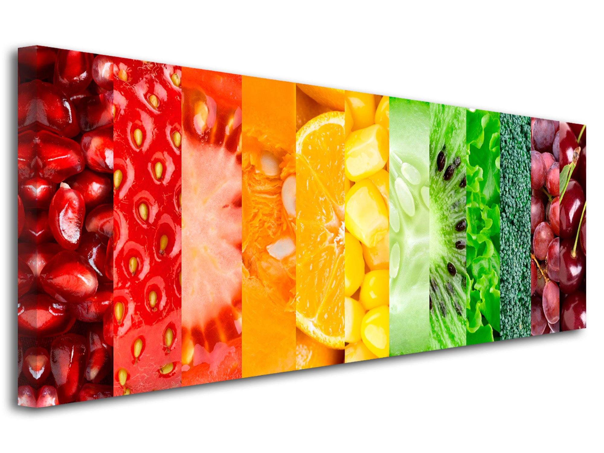 DECLINA, Tableau toile imprimée, Tableau décoratif Fruits et Légumes ...