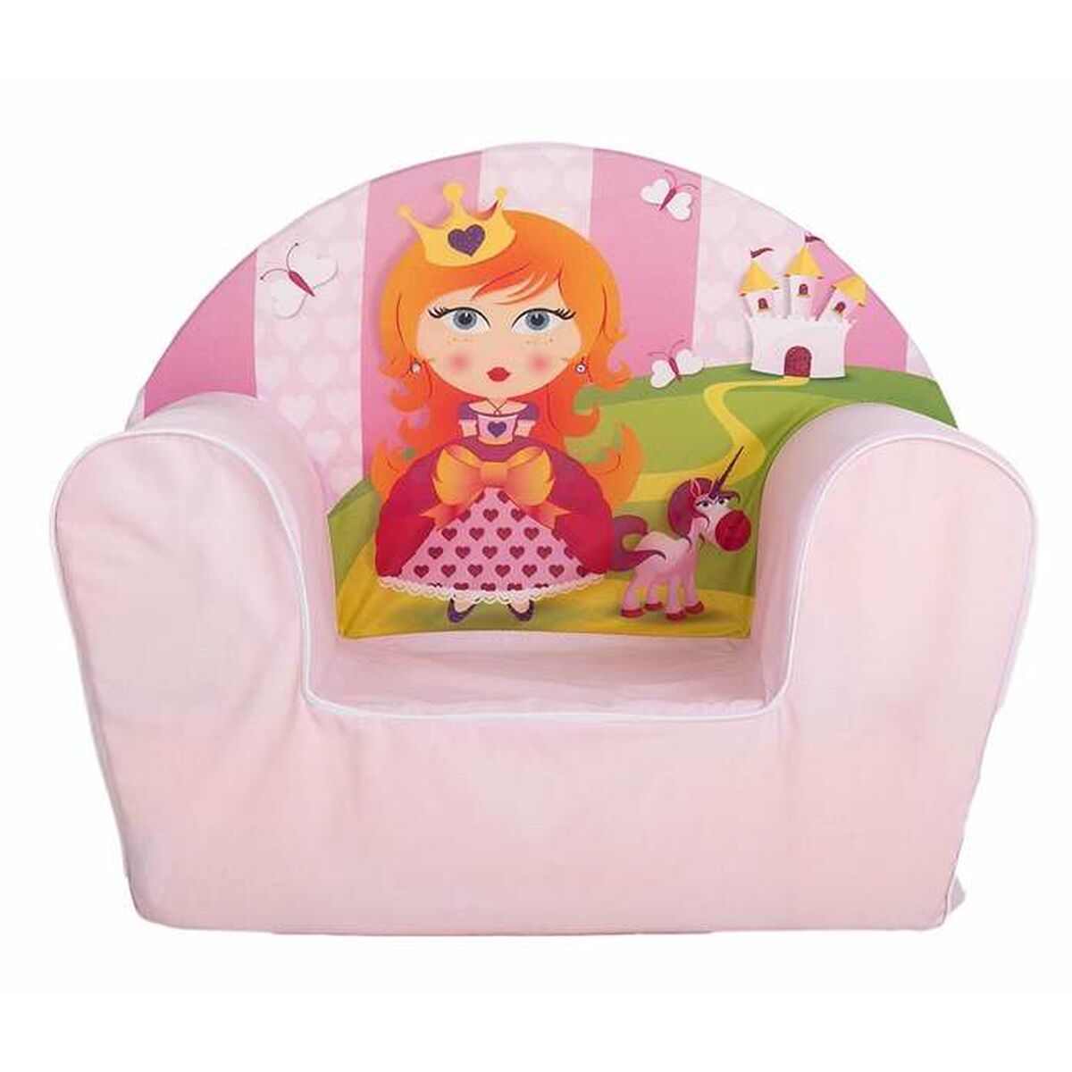 Fauteuil pour enfant 44 x 34 x 53 cm Rose Princesse (44 x 34 x 53 cm ...