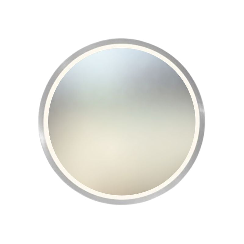 Miroir LED Rond 32W 80cm + Capteur Infrarouge ALU pour Salle de Bain ...