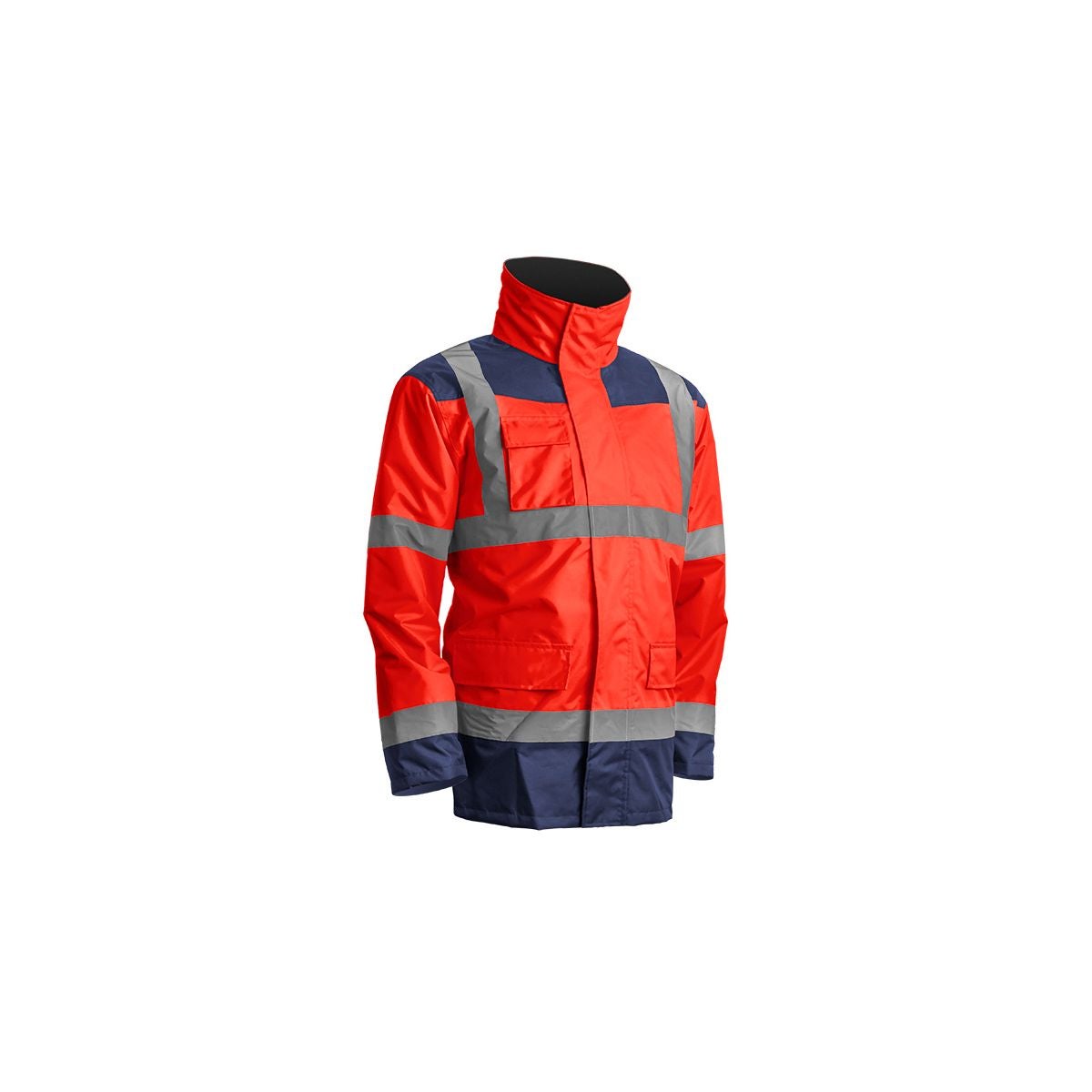 Parka 4 en 1 HV Kanata rouge et marine - Coverguard - Taille 2XL ...
