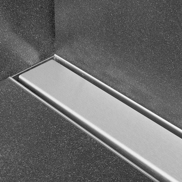 Easy Drain Compact 30 mur zéro caniveau de douche 6x120cm plaque simple ...
