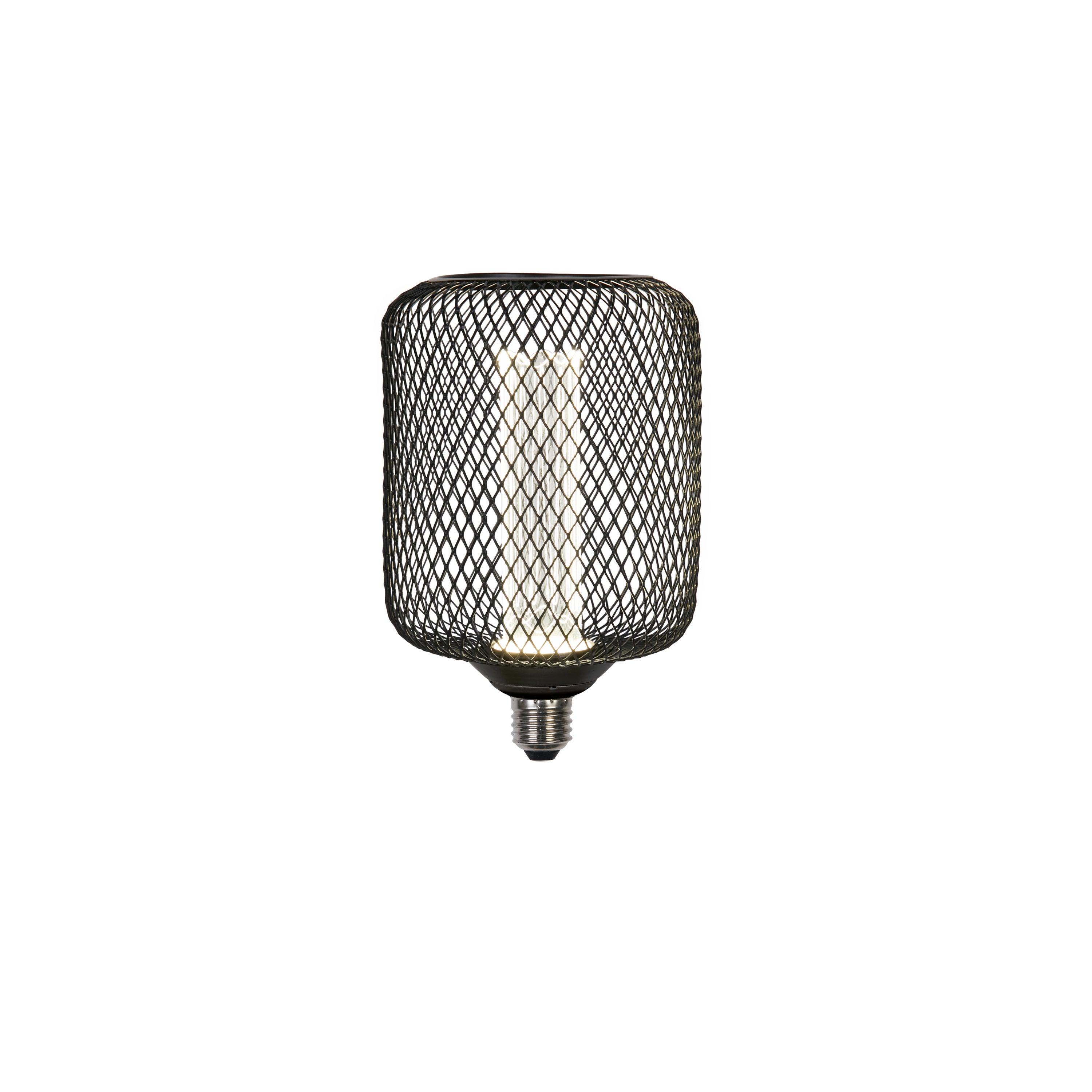 WIRE MESH DRUM Ampoule LED maille noir | Leroy Merlin