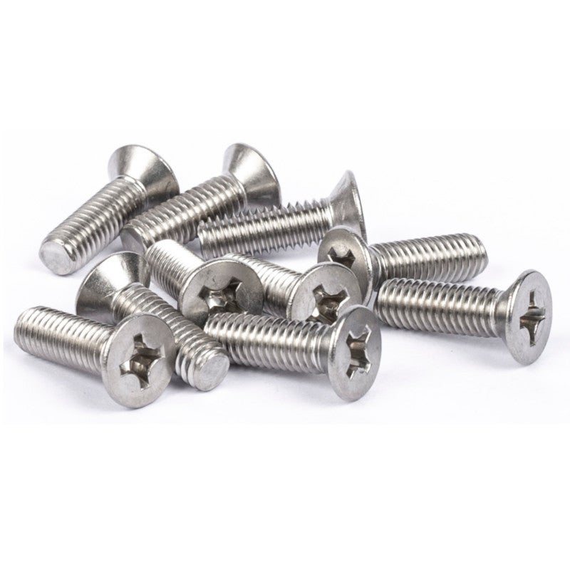 Vis métaux inox A4 tête PH fraisée-4 mm-20 mm-100 pcs | Leroy Merlin