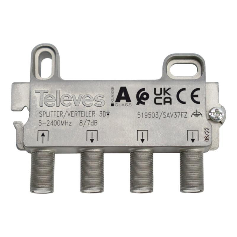 Televes Repartidor F 3 direcciones 5151 | Leroy Merlin