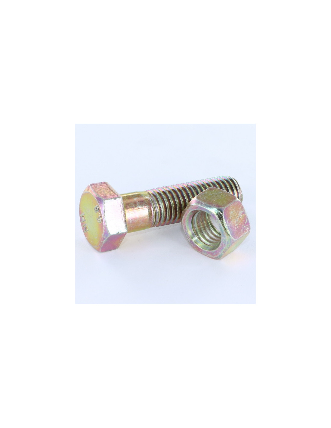 Perno (vendido con tuerca) cabeza hexagonal M12X25 Bicromato | Leroy Merlin