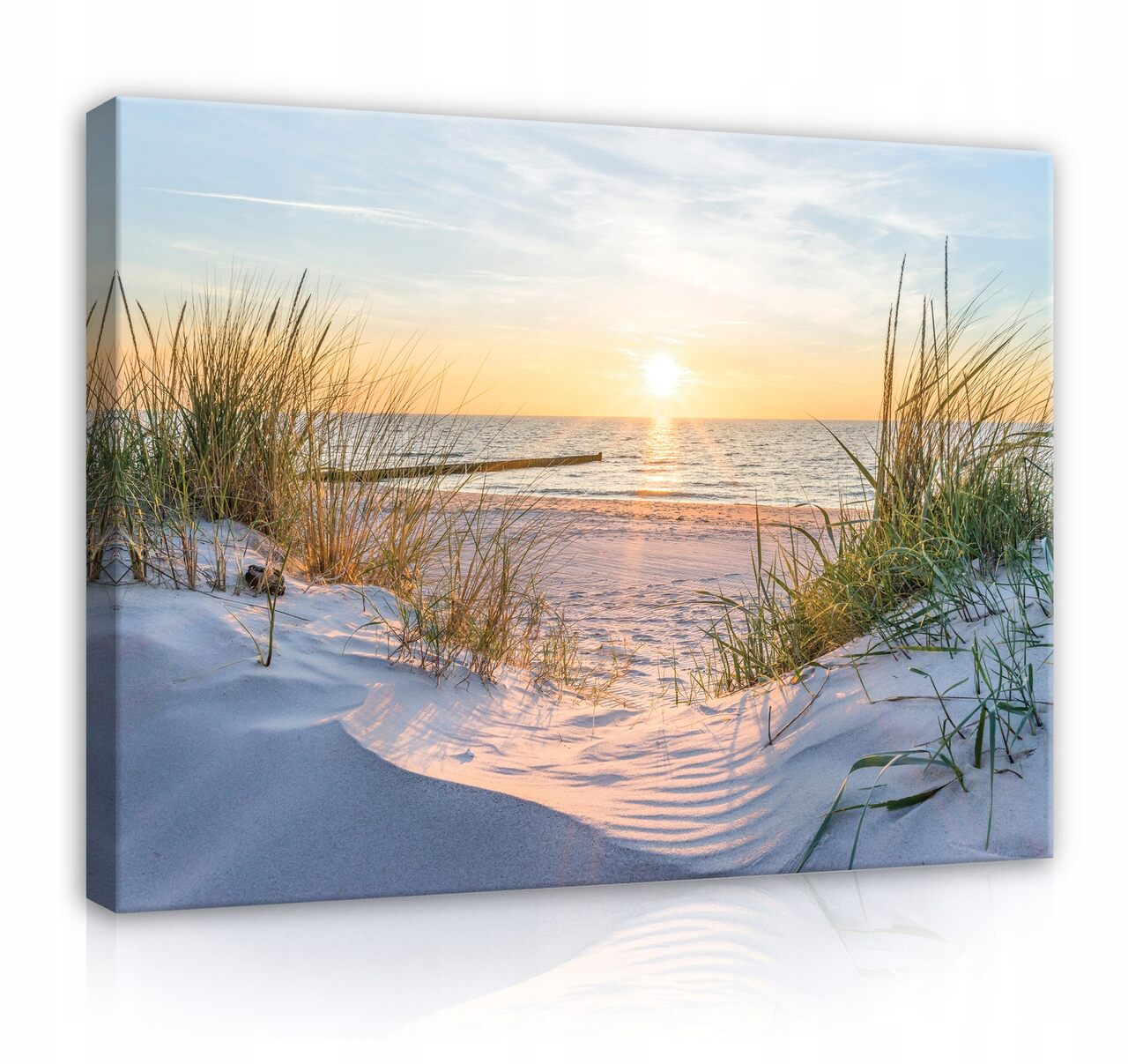 Impression sur Toile Plage Mer Soleil Paysage Nature Moderne 120x80 cm ... Impression sur Toile Plage Mer Soleil Paysage Nature Moderne 120x80 cm ...