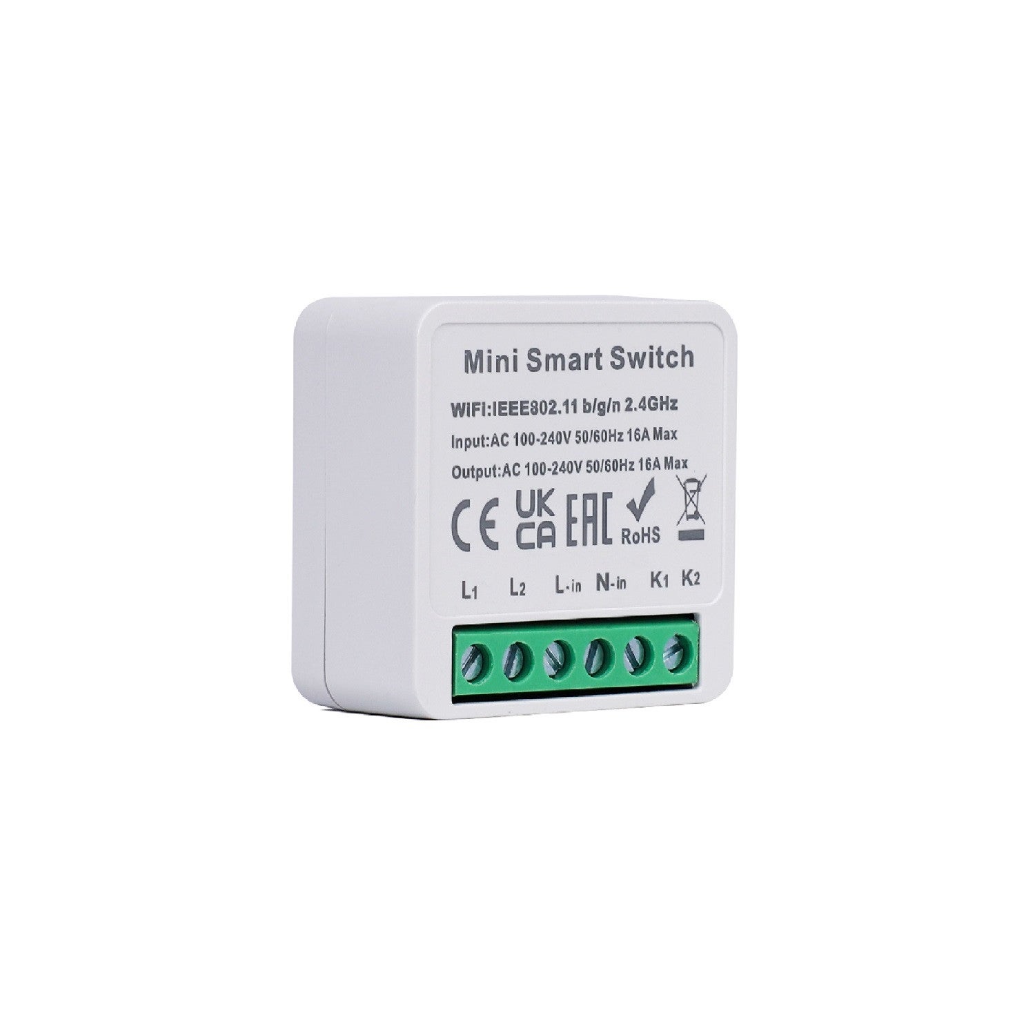 Ledkia Interruptor WiFi Mini Compatible con Interruptor Convencional 2 ...