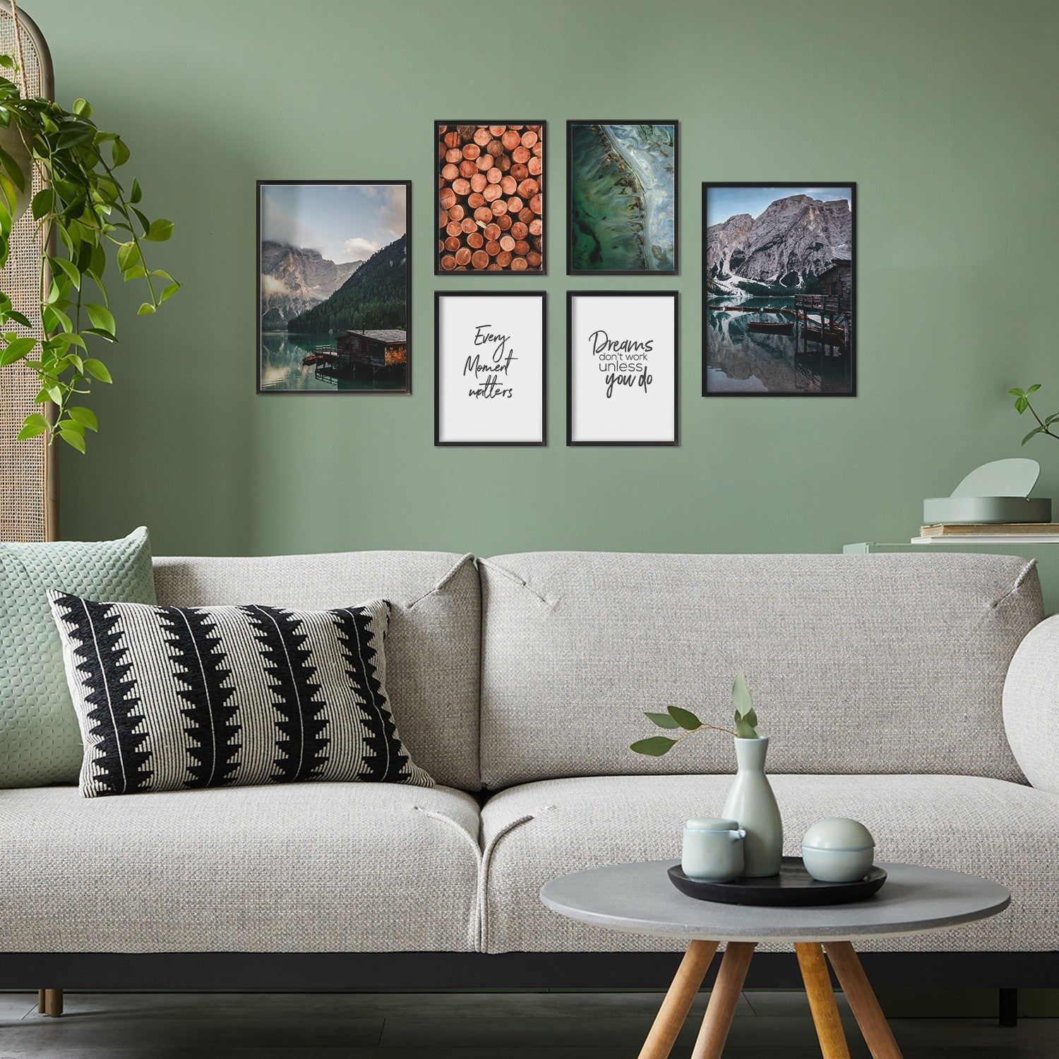 - 6 Affiches Décoratives Avec Des Photographies Pour S'accrocher Au Mur ...
