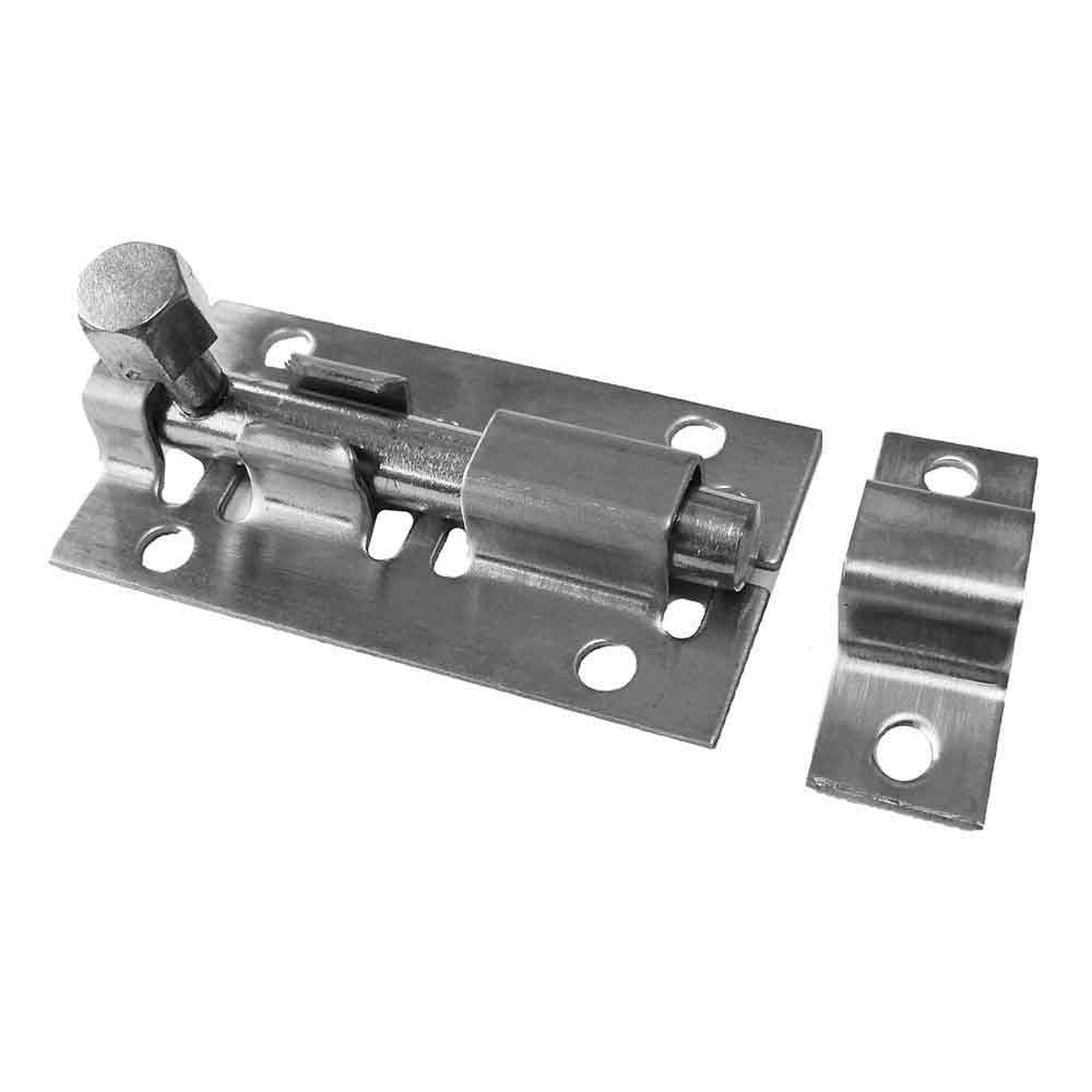 Targette à pêne 100mm (4" 0,9mm) chromée | Leroy Merlin