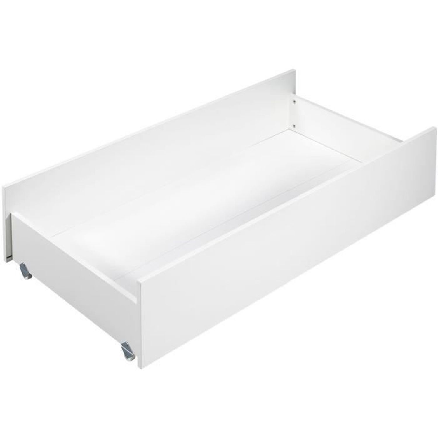 Cajón cama combinado escalable - Babyprice First - Blanco - Con ruedas ...