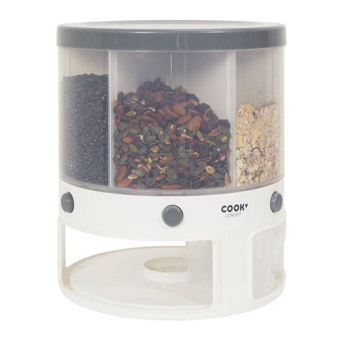 Distributeur Rotatif "6 Compartiments" 32cm Blanc | Leroy Merlin