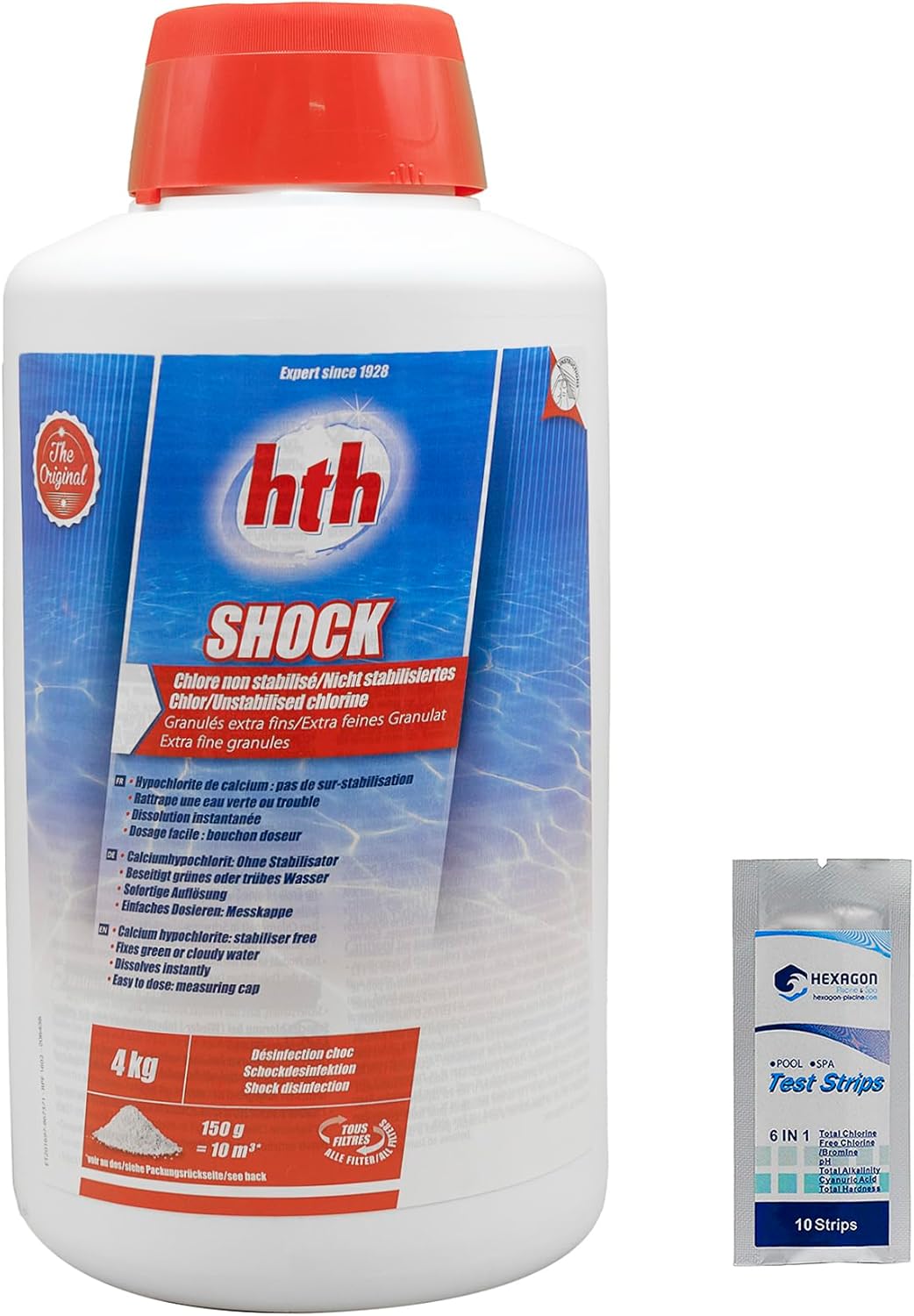 HTH Shock Powder – 4 kg | Unstabilised Chlorine Shock – Shock ...