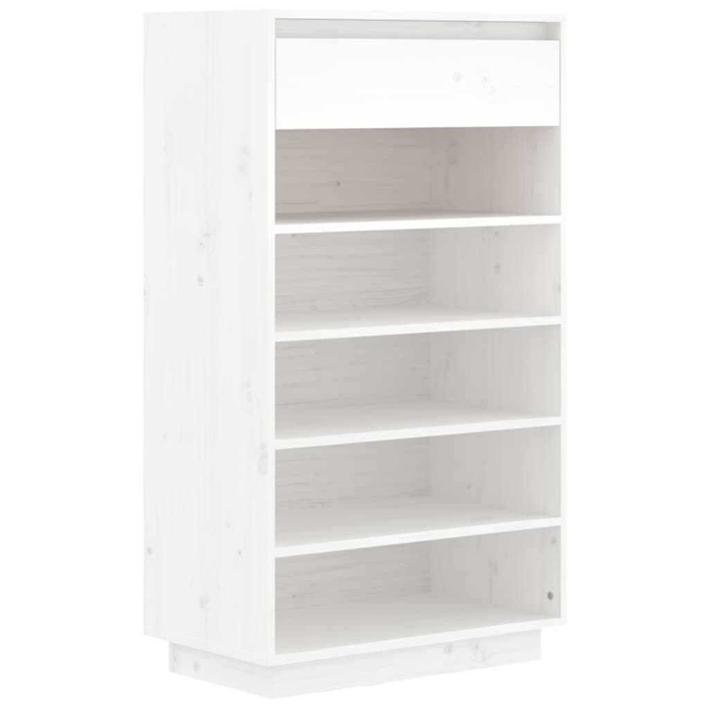 Meuble à chaussures en pin massif 60 x 34 x 105 cm - COMFORTXL | Leroy ...