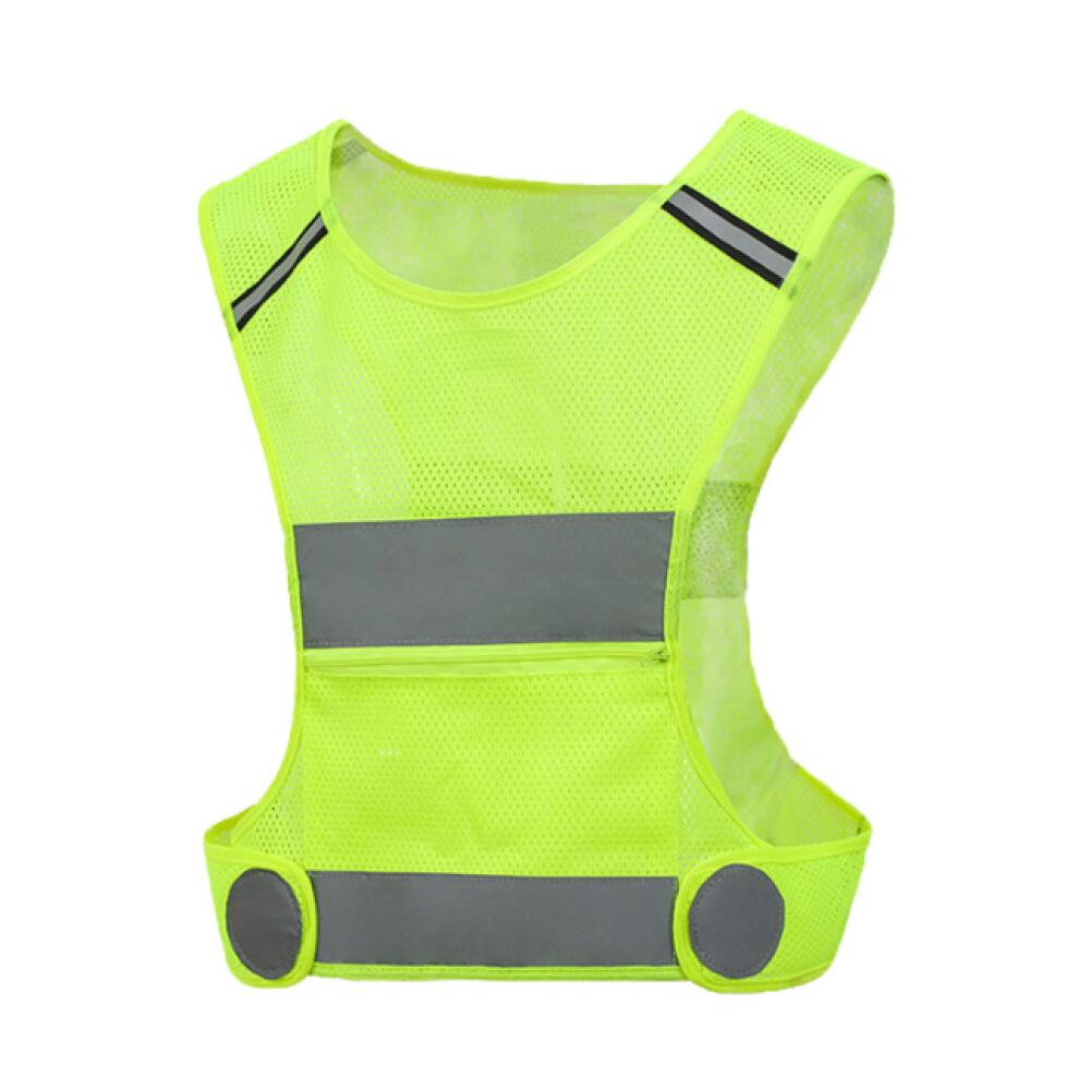 Ensemble gilet de sécurité réfléchissant réglable pour cyclisme ...