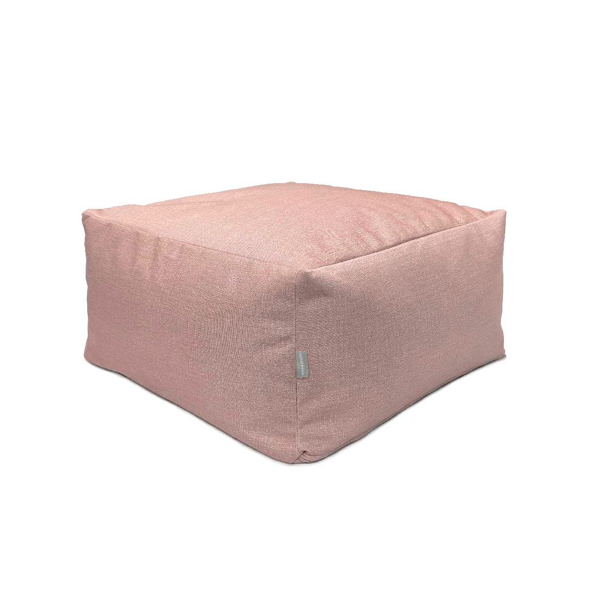 Puff desenfundable PANDA BRUSHED 50x50x25 cm rosa | Leroy Merlin