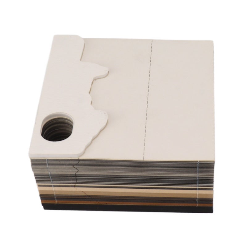 Bloc-notes 3D en papier motif château, bloc-notes artisanal 3D ...