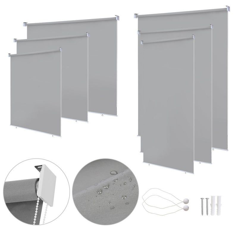 Store vertical Store d'extérieur pour balcon Store enrouleur Protection ...