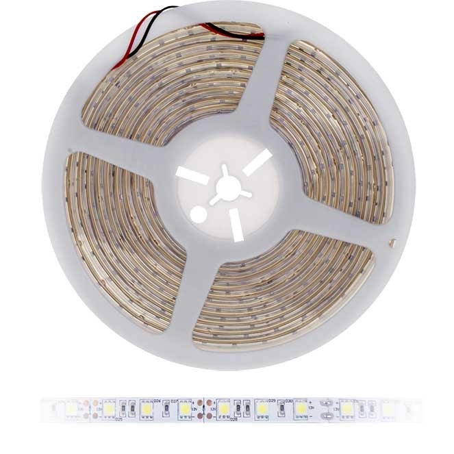 Tira LED SPUTNIK 12Vdc 12W/m 60LED/m 6500K IP68 5m/rollo | Leroy Merlin