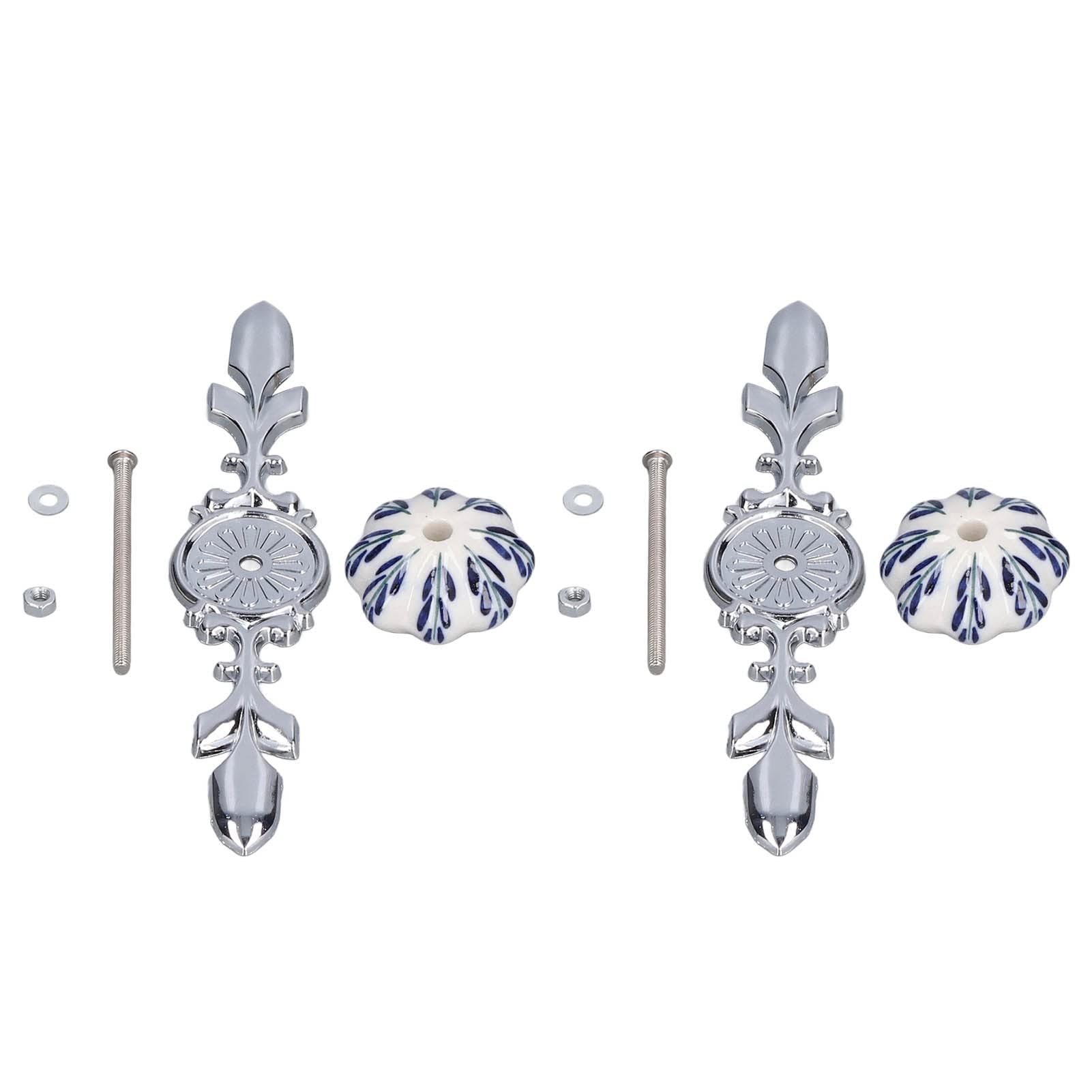 Lote de 2 tiradores de armario de cerámica, estilo sencillo y moderno ...